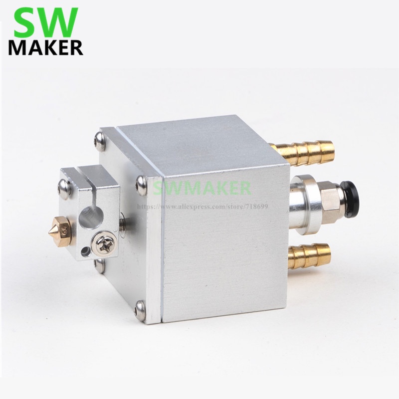 SWMAKER V6 hotend Extruder hotend kit/set single head water cooled 1.75mm for Reprap Prusa i3 3D ...