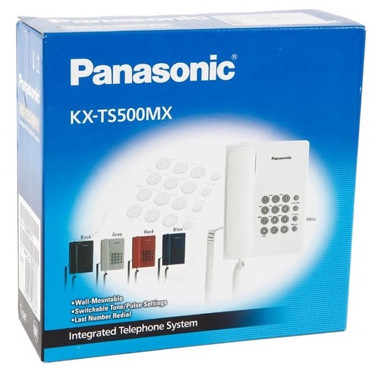 BRAND NEW PANASONIC CORDED TELEPHONE KX-TS500MX | Shopee Philippines