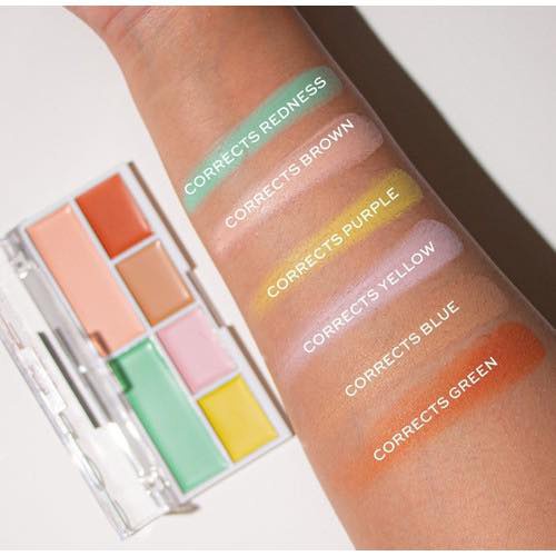 GENUINE REVOLUTION COLOUR CORRECTOR PALETTE 6-CELL CONCEALER PALETTE ...