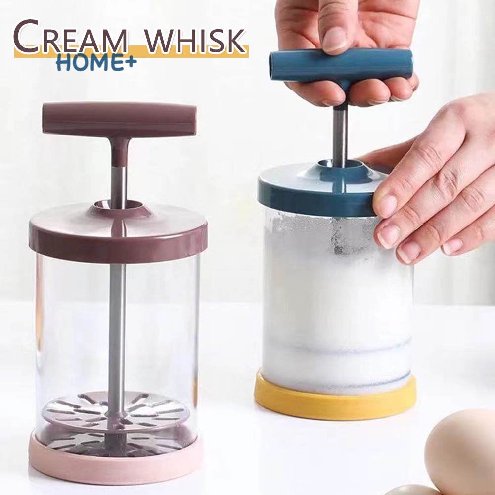 Household Manual Professional Whipping Cream Dispenser Handheld Whisk ...