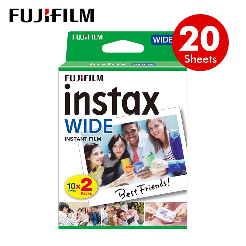 Fujifilm Instax Wide Film Instant White Edge For Fuji Camera 100 200 ...