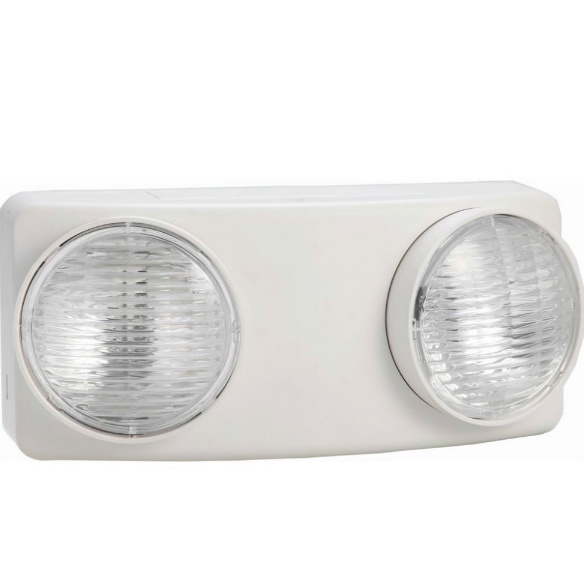 Emergency Dual Heads Led Light, a wall-mounted LED emergency light with ...