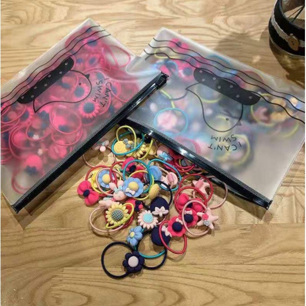 Cute Flower Hair Rubber Band Elastic Hair Bands for Children Cartoon ...