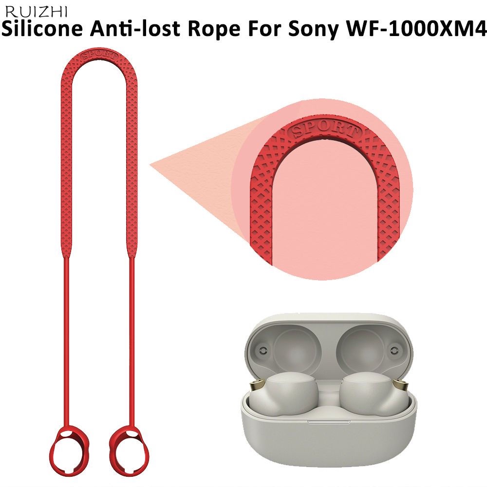 Anti-Lost Silicone Earphone Rope Holder Cable For Sony WF-1000xm4 ...