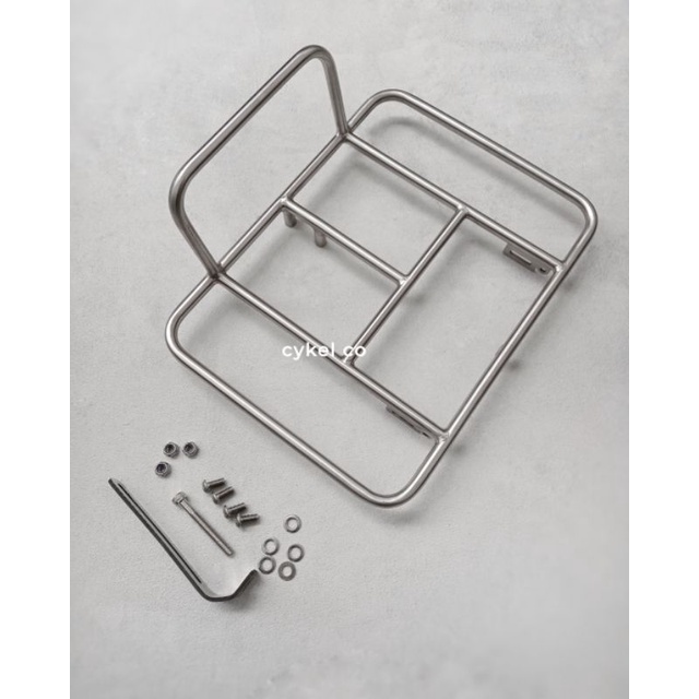 Ruck rack pizza front rack brushed silver stainless steel 304 handmade ...