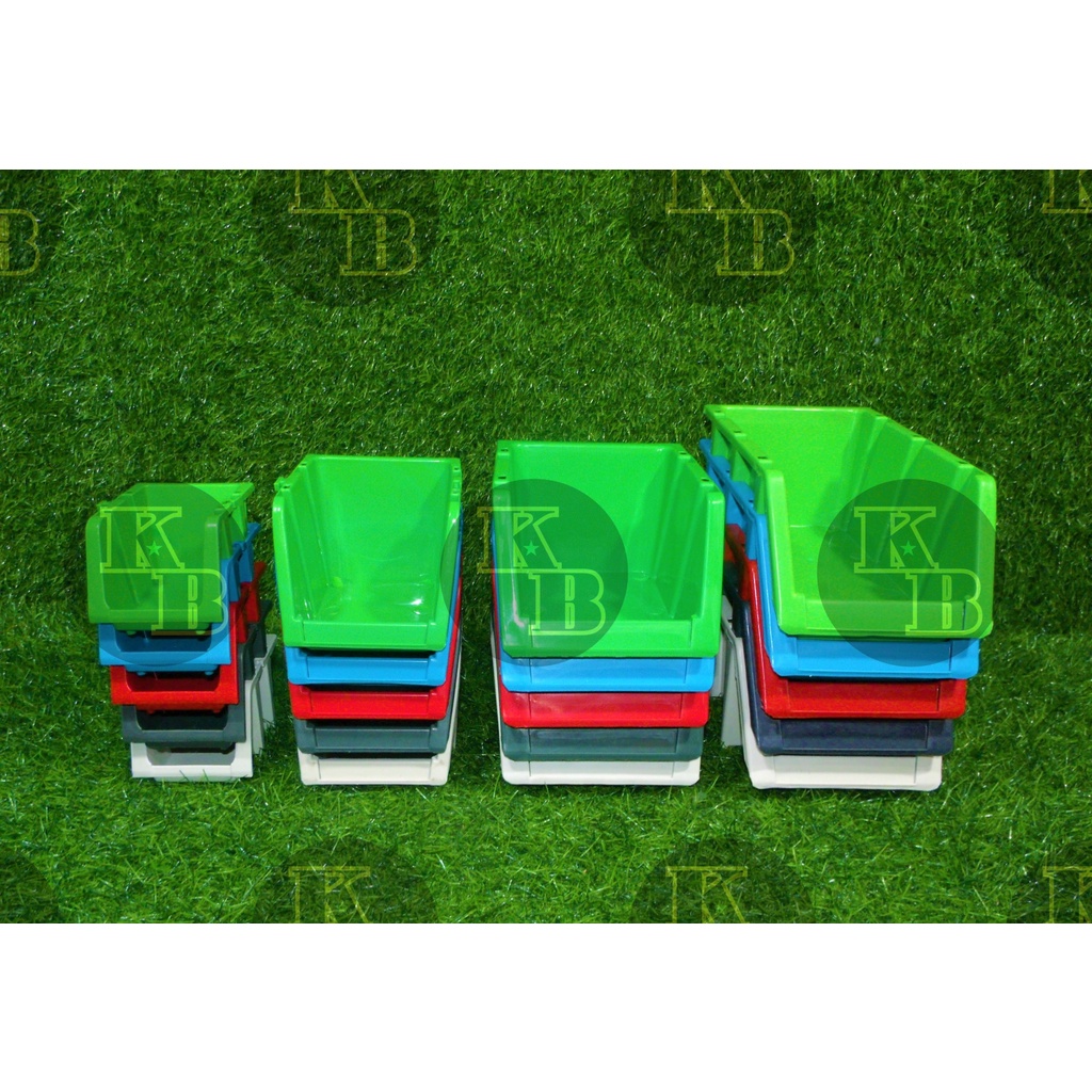 Bin Boxes Storage Organizer Sense & Style Stackable (Random Color)(Sold ...