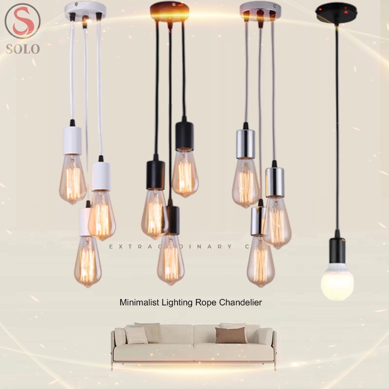 Drop Light Chandelier For Dining Home Decor Pendant Light Lamp Holder ...