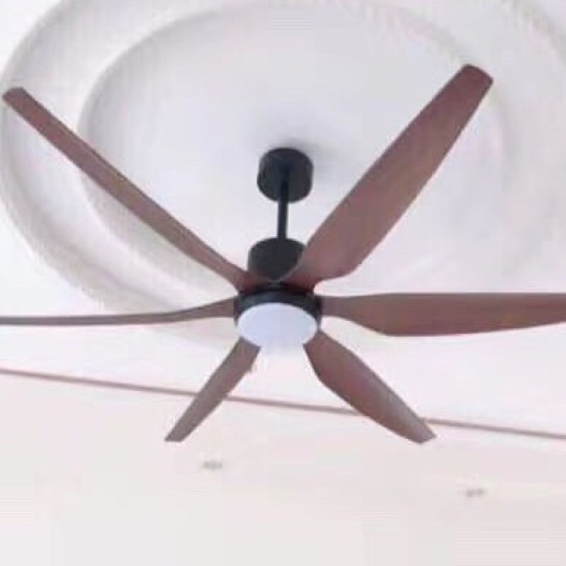 Living Room Decoration Fan 6 Wood Grain Color, Ceiling Fan With Lights ...