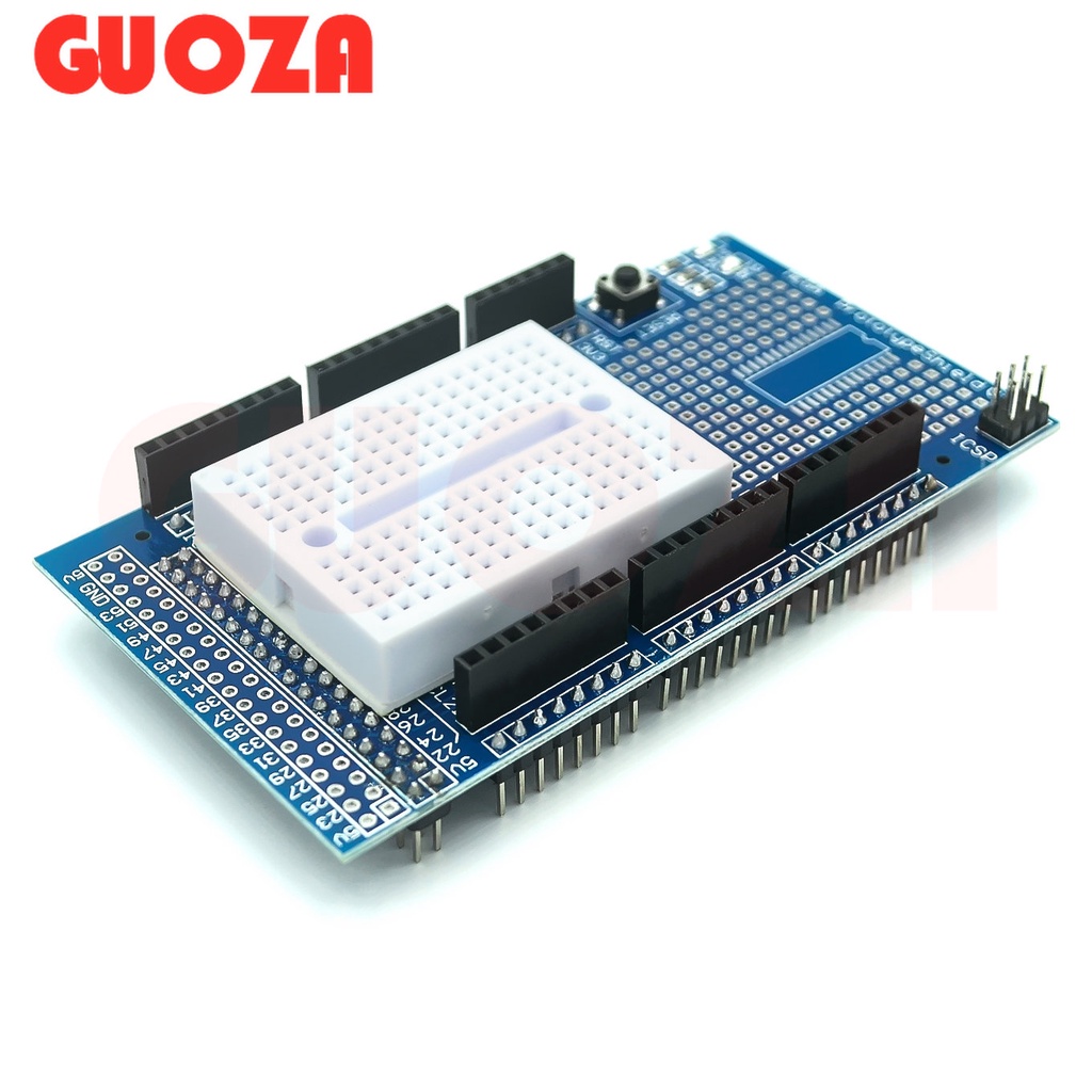 MEGA 2560 R3 Proto Prototype Shield V3.0 Extension Development Board+Mini PCB Breadboard 170 ...