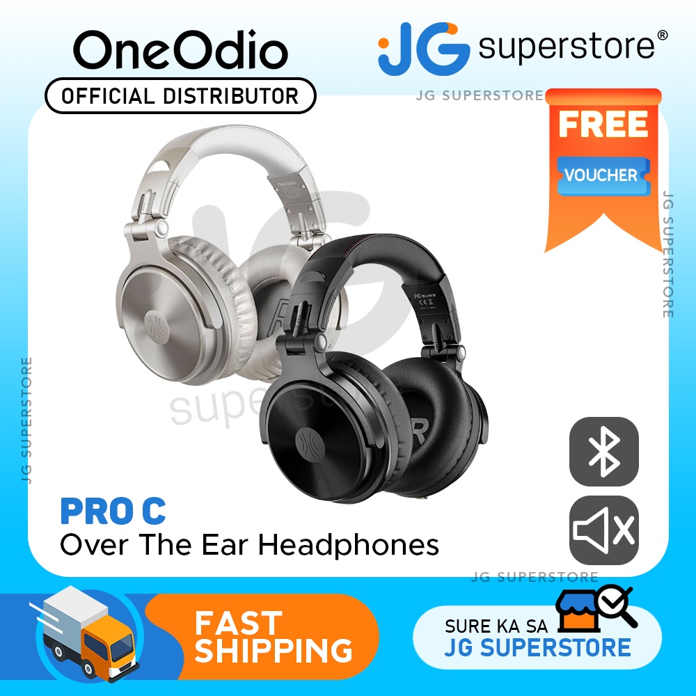 OneOdio Pro C Wireless Over The Ear Headphones - 1000mAh, Bluetooth ...