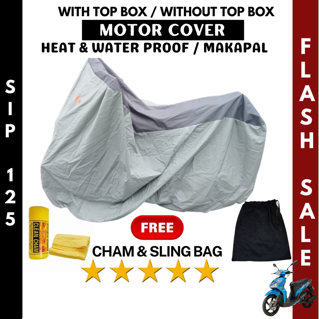 KEEWAY SIP 125 MOTORCYCLE COVER CLOTH WITH FREE CHAM & SLING BAG ...