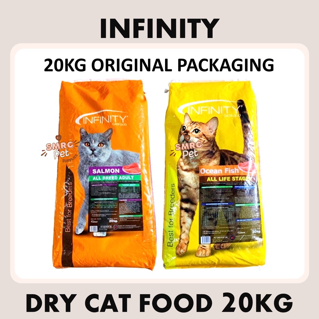 Infinity Dry Cat Food 20kg Ocean Fish for All Life Stage/Salmon for ...