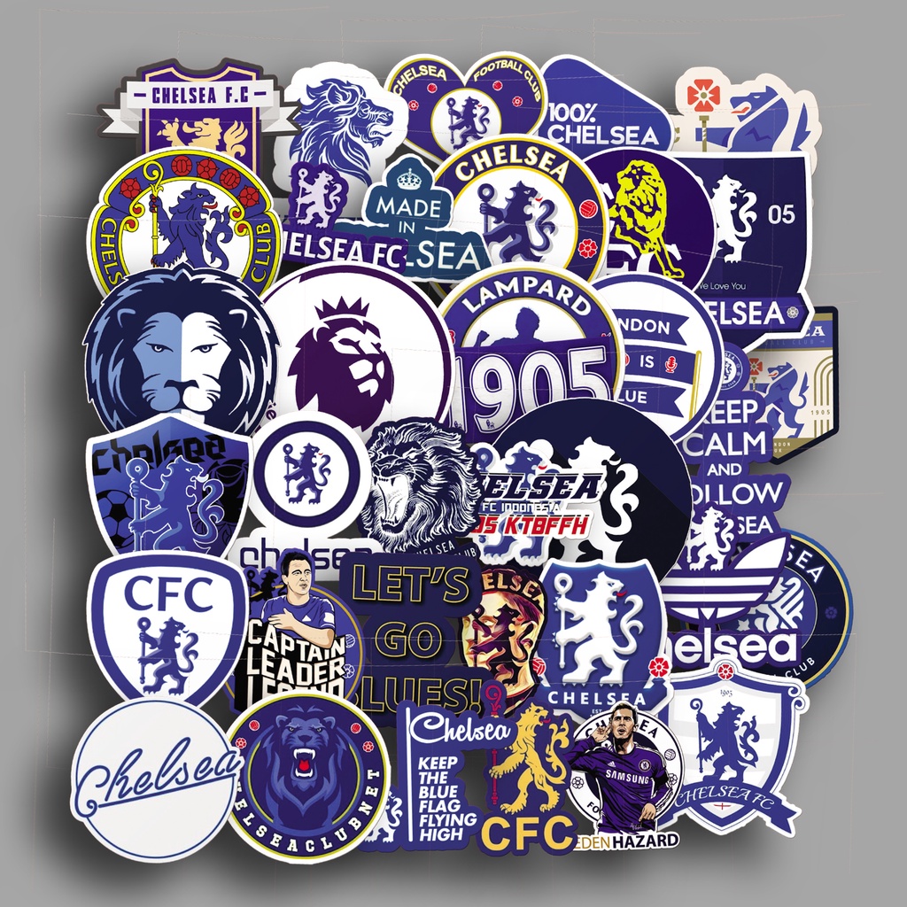 Chelsea Motorcycle Aesthetic Funny Helmet Sticker | Shopee Philippines