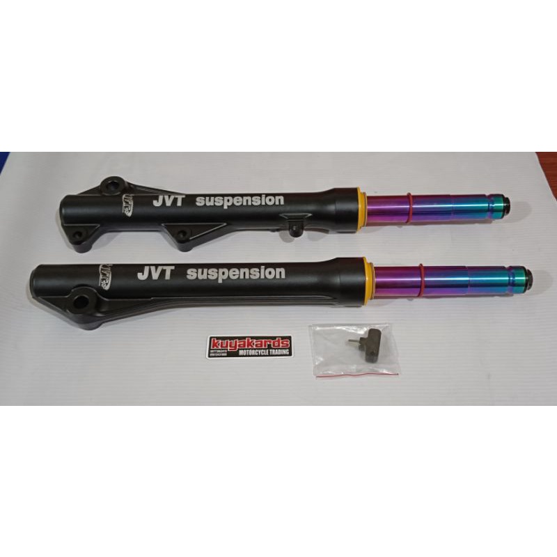 JVT FRONT SHOCK CLICK 125/150 /160 WITH PRE LOAD ADJUSTER | Shopee ...
