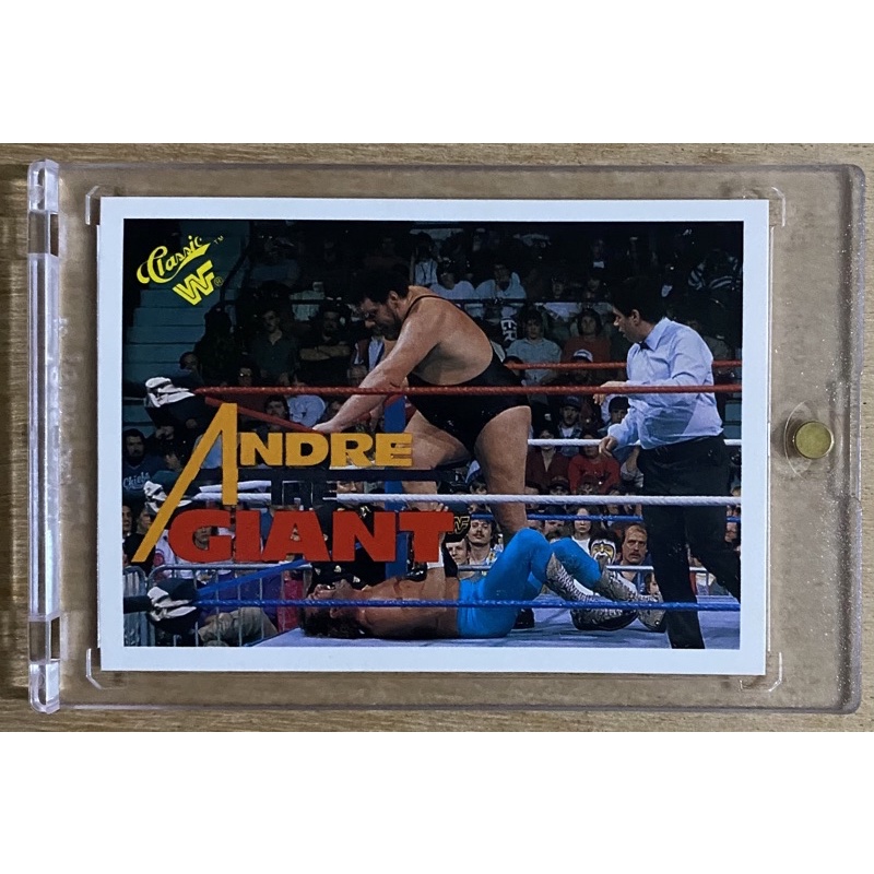 Andre the Giant RC 1989 Classic Titan Sports WWF #140 WWE Rookie Card ...