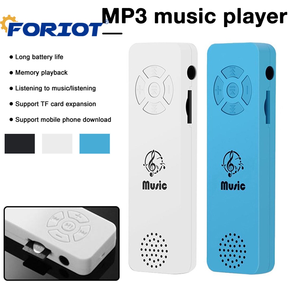 FORIOT Portable Mp3 Player Walkman USB Mini Mp3 Music Player support SD ...