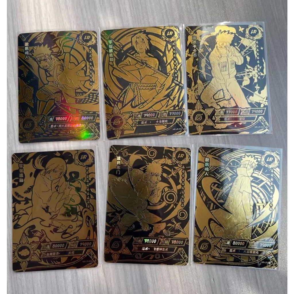 Naruto LR Series Anime Card No. 1-6 Total 6 Pieces | Shopee Philippines