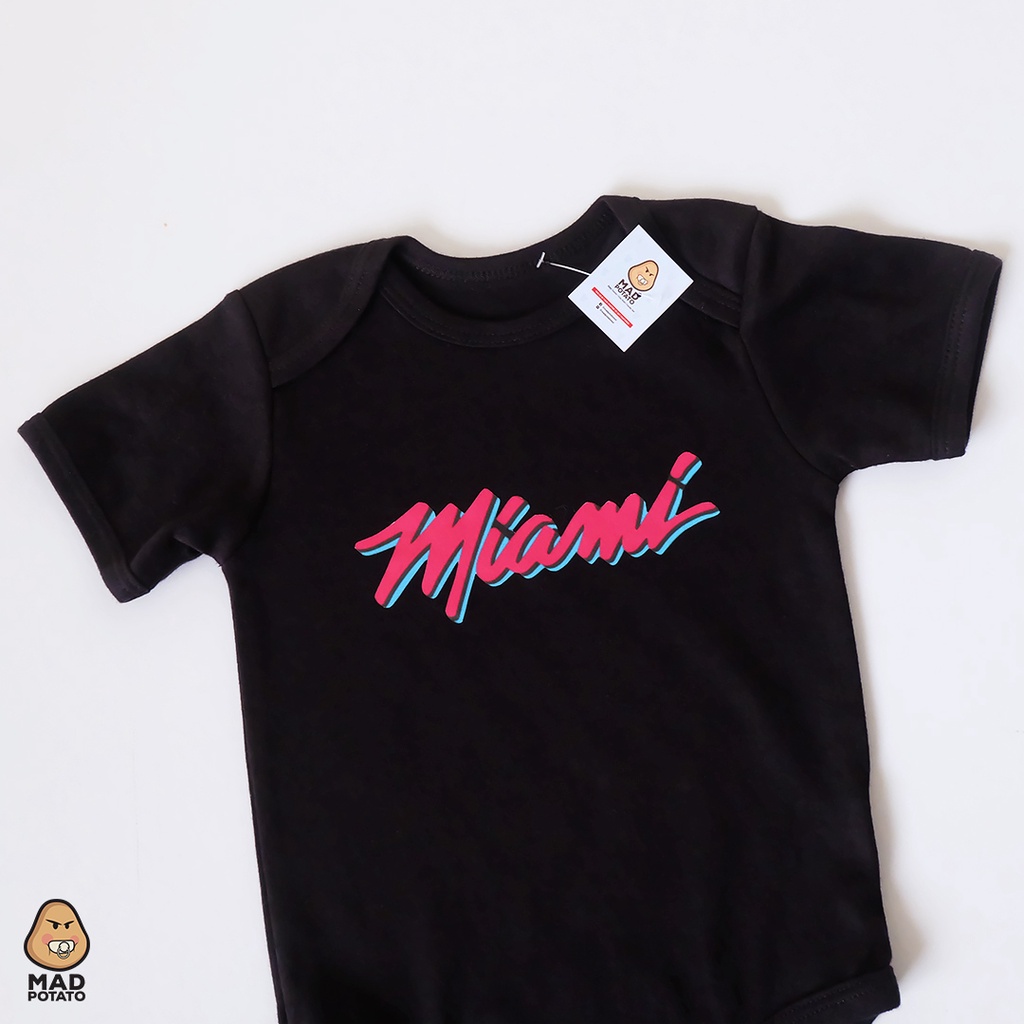 MAD POTATO MIAMI HEAT VICE VICE NBA Teams Basketball Onesies Baby ...