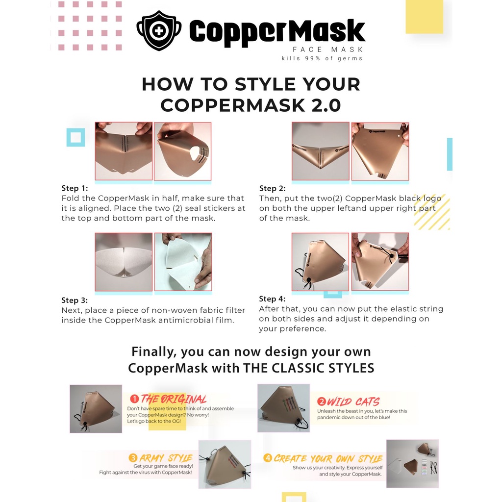 All-New CopperMask (LIMITED EDITION) | Shopee Philippines