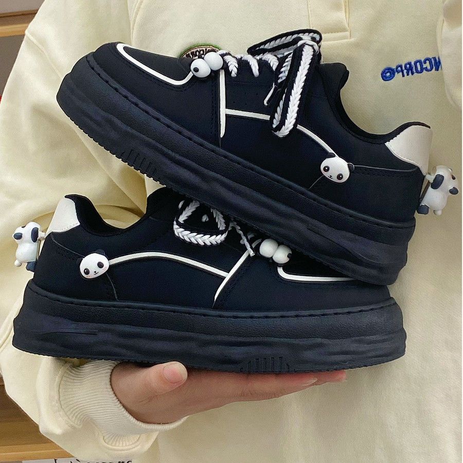 New duct#Little Black Shoes Female Autumn 2022 Niche Original Student ...