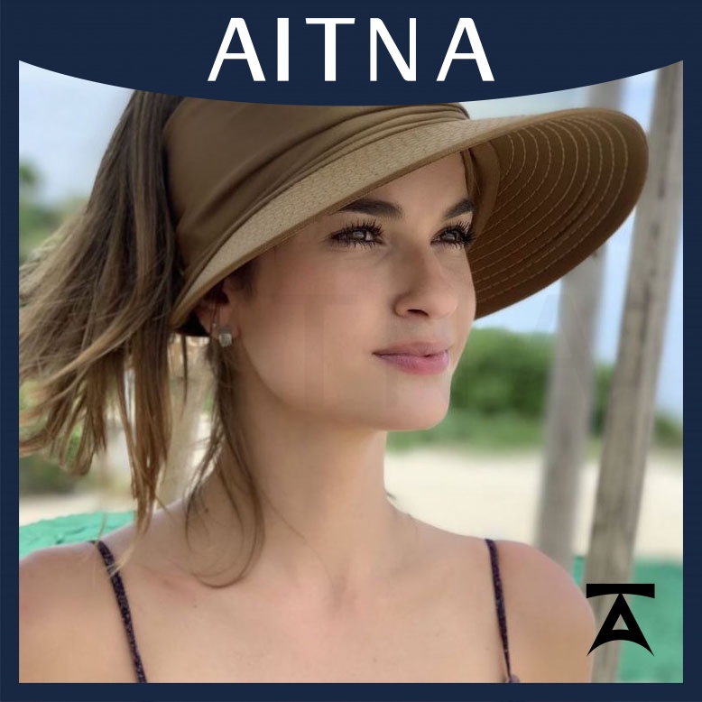 Aitna Stylish Elegant Sun Hat Stretch Empty Top Hat UV Protection ...