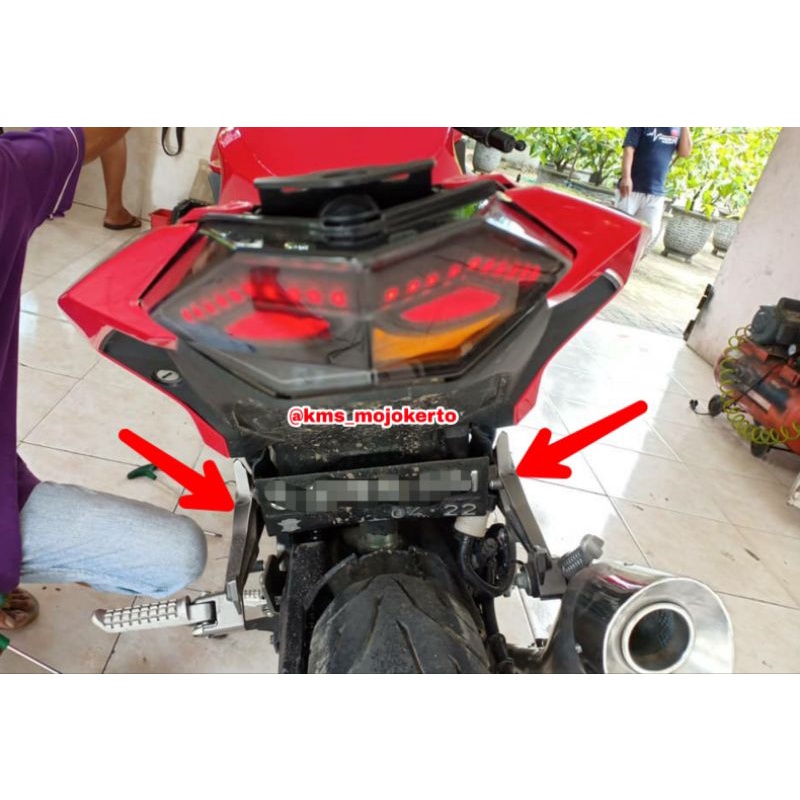 Kawasaki Ninja 250FI 300FI 2013 2014 2015 2016 2017 license plate ...