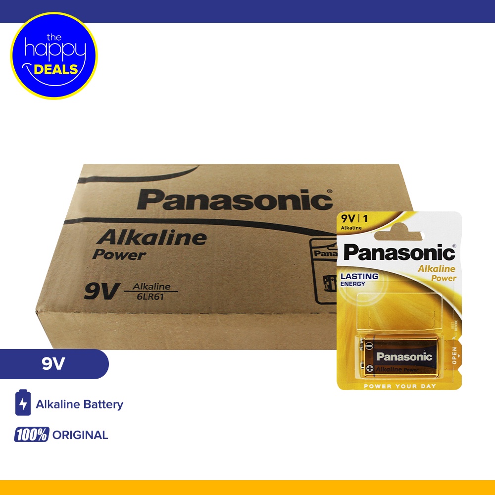 Alkaline Power 9V LR61 Batteries 12 Blister Pack (12pcs/box) | Shopee ...