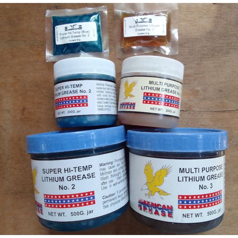 MULTIPURPOSE(NO.3) / SUPER HI-TEMP(NO.2) LITHIUM GREASE AMERICAN GREASE ...