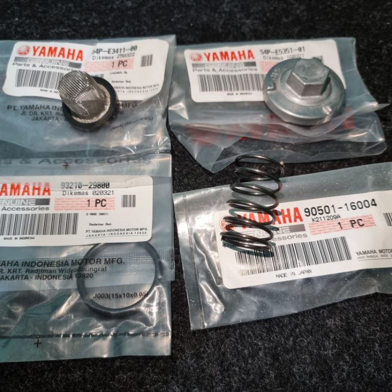 Yamaha Genuine Drain Plug Set (54P) Aerox V1 V2 Nmax V2 M3 MSi 125 ETC. | Shopee Philippines