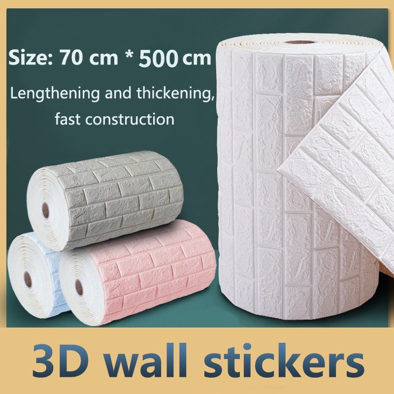 70×500cm Self-adhesive 3D ceiling colorful decorative patches for roof ...