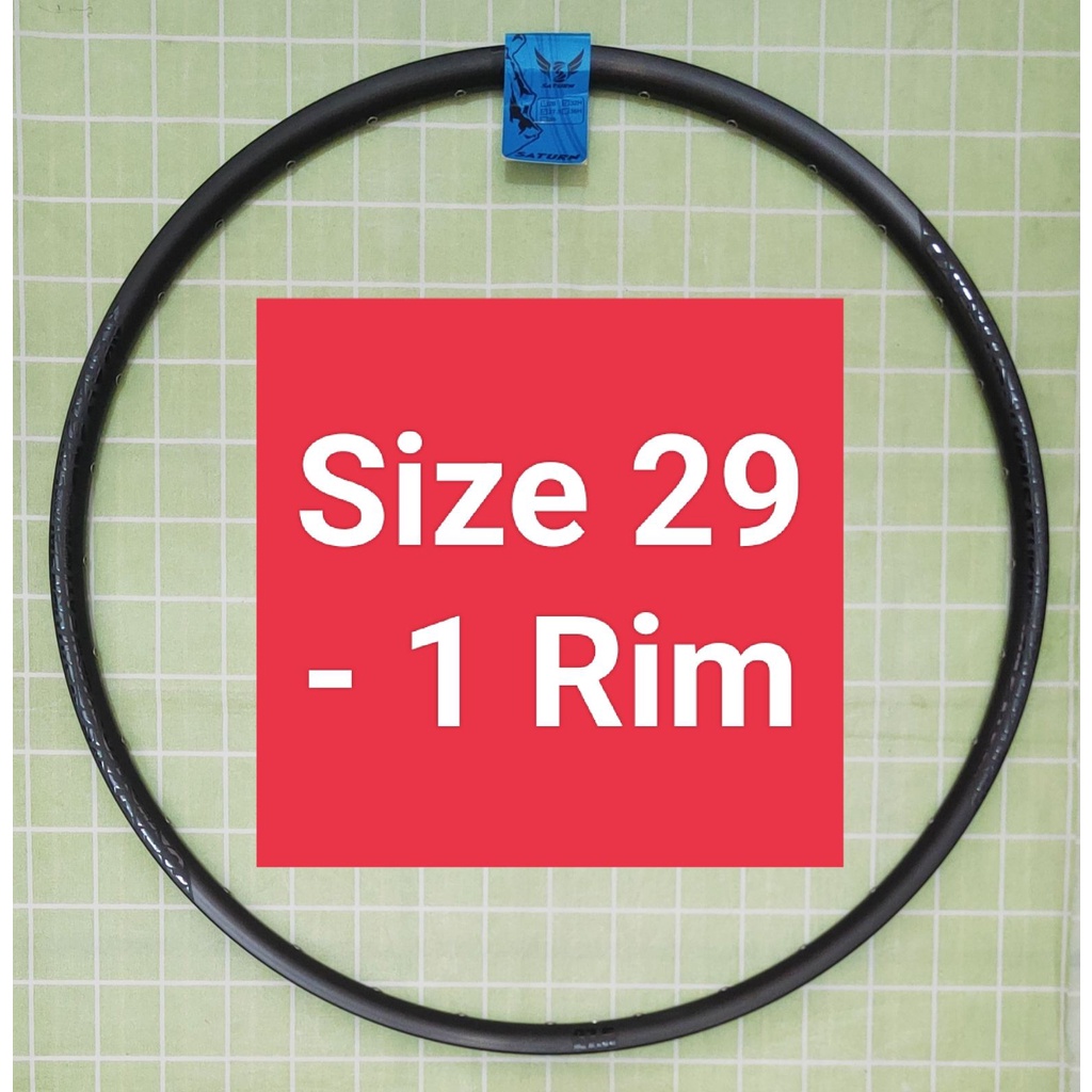 SATURN MTB Rim Size 27.5, 29 Alloy 32 Holes Double Wall Rims with ...