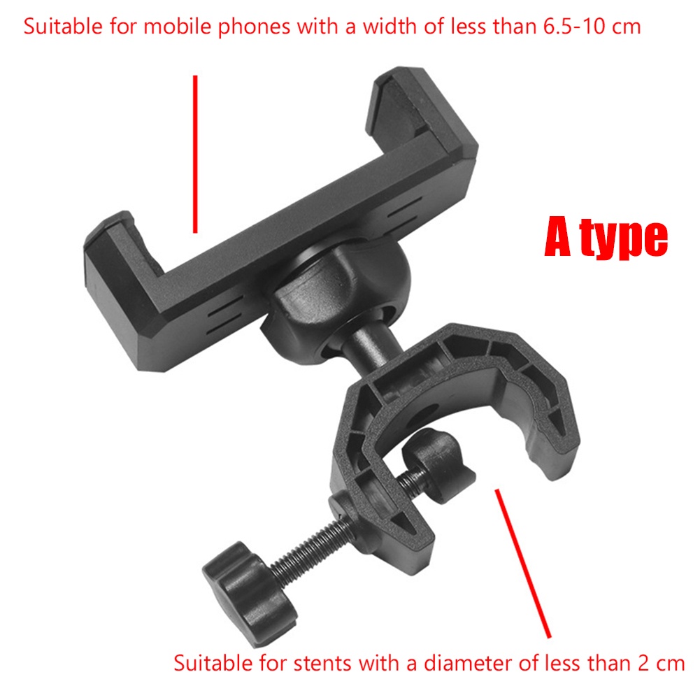 Stand Mobile Phone Holder Clamp for Live Video Streaming Photography ...