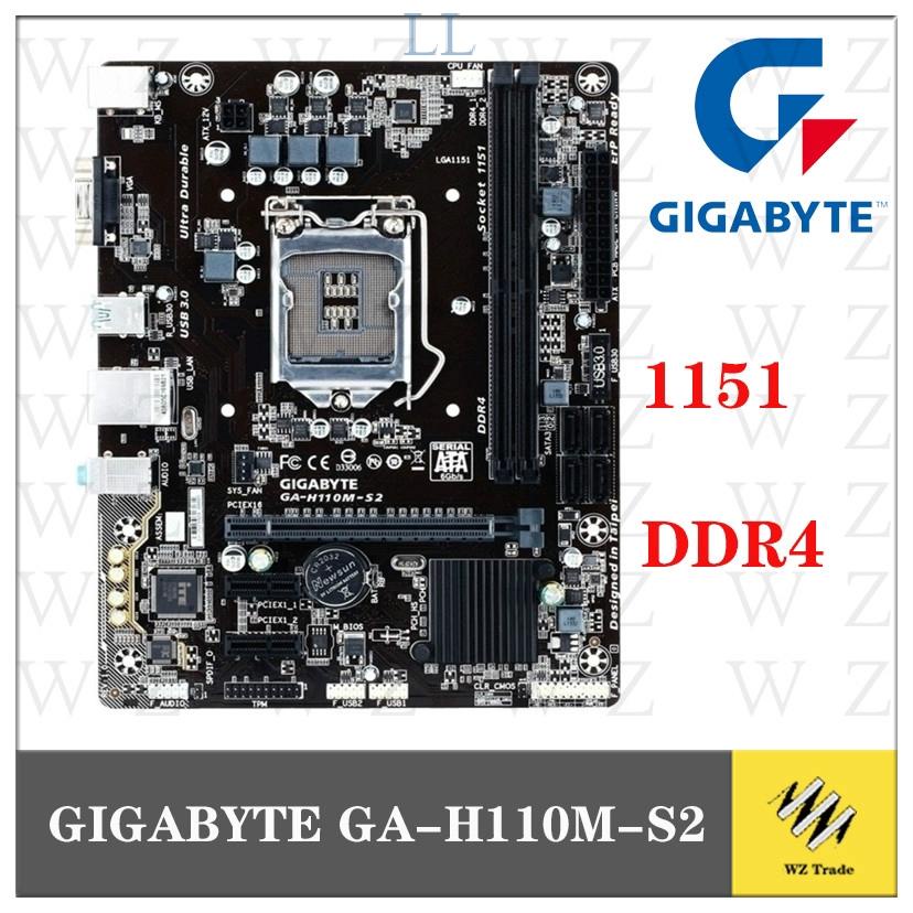 GIGABYTE GA-H110M-S2 DS2 DS2V Desktop Motherboard H110 LGA 1151 i3 i5 ...