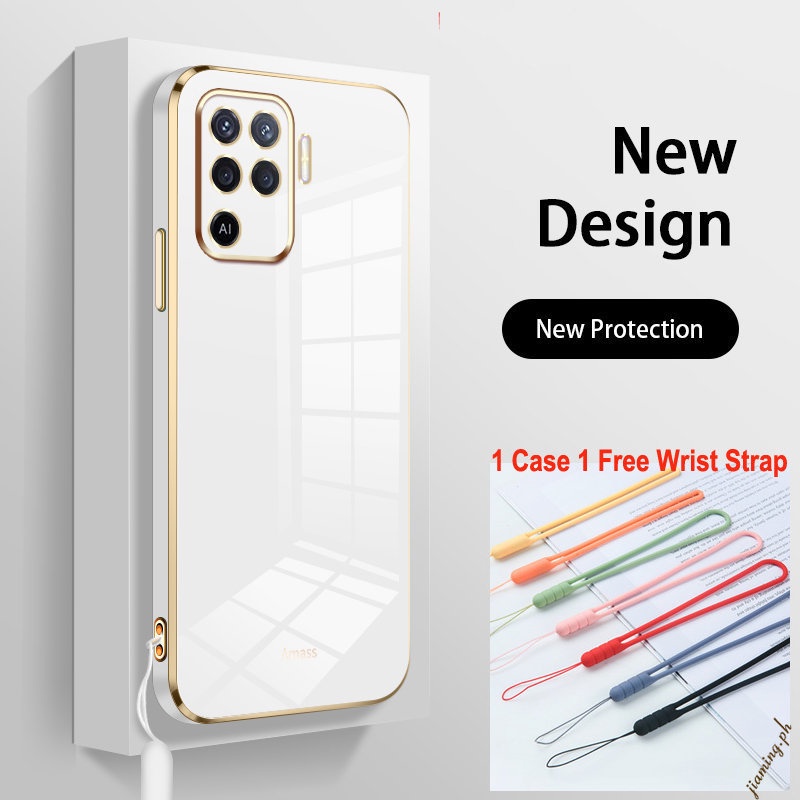 OPPO A94 4G RENO 5F F19 PRO Phone Protection Case 6D Straight Edge ...