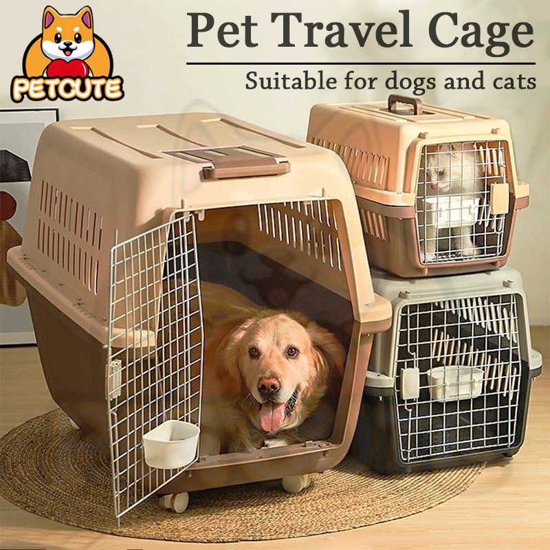 Pet Carrier Travel Cage Cat Dog Carrier Cat Carrier Crates Airline ...