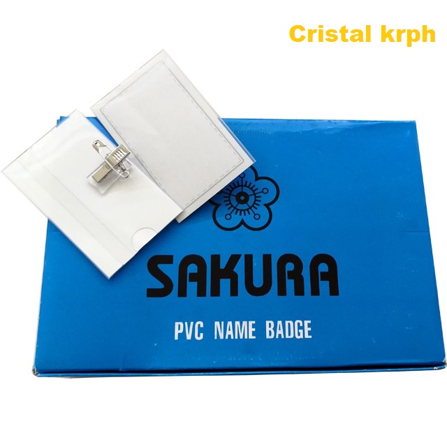 Plastic ID Case PVC Name Badge 58mm x 90mm Sold Per Box 50Pieces ...