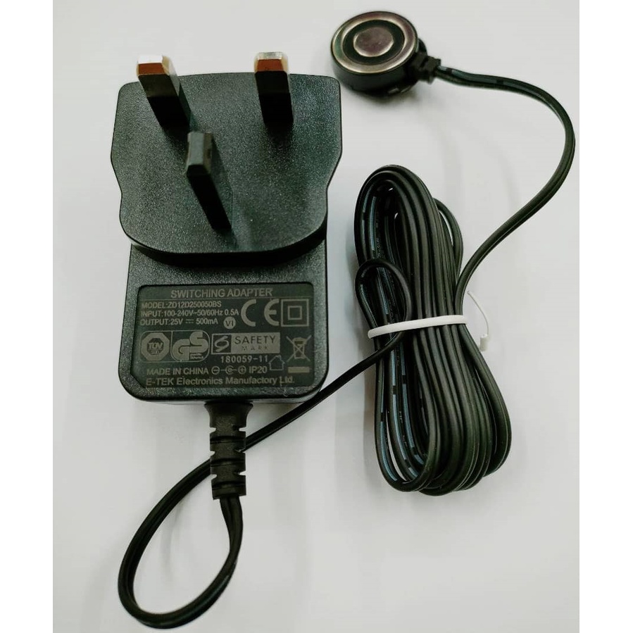 Philips AC/DC 3PIN PLUG ADAPTOR 25V ZD12D250050BS FOR Amway MODEL CAN ...