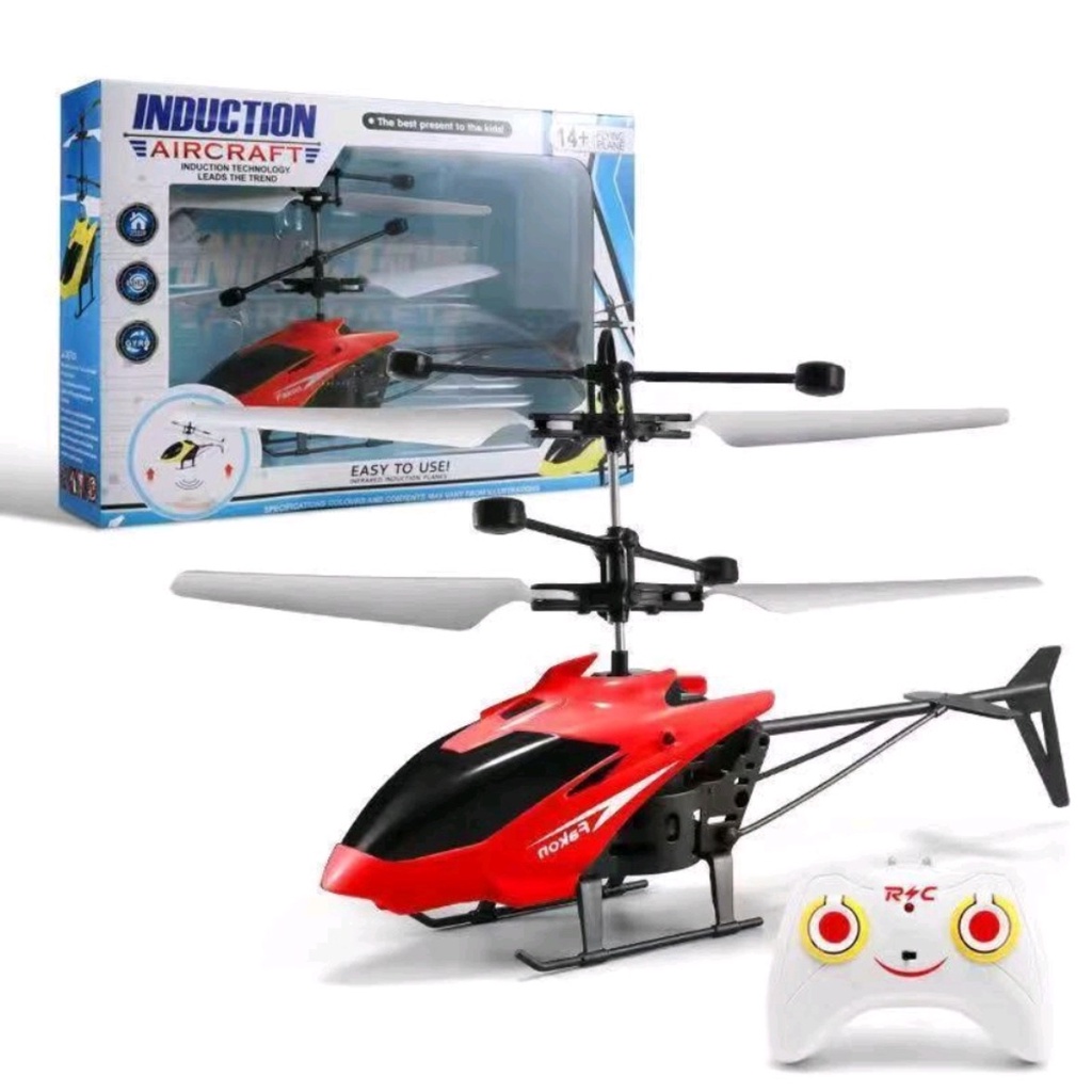 RC Helicopter Infrared Sensor RC Toy Induction Airplane Outdoor RC ...
