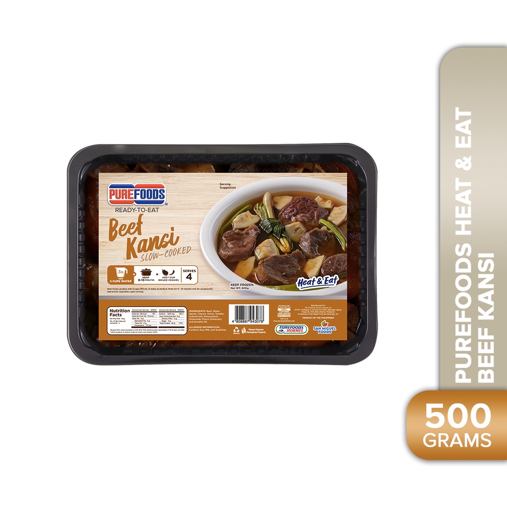 Purefoods Ready to Eat Beef Kansi 500G | Shopee Philippines