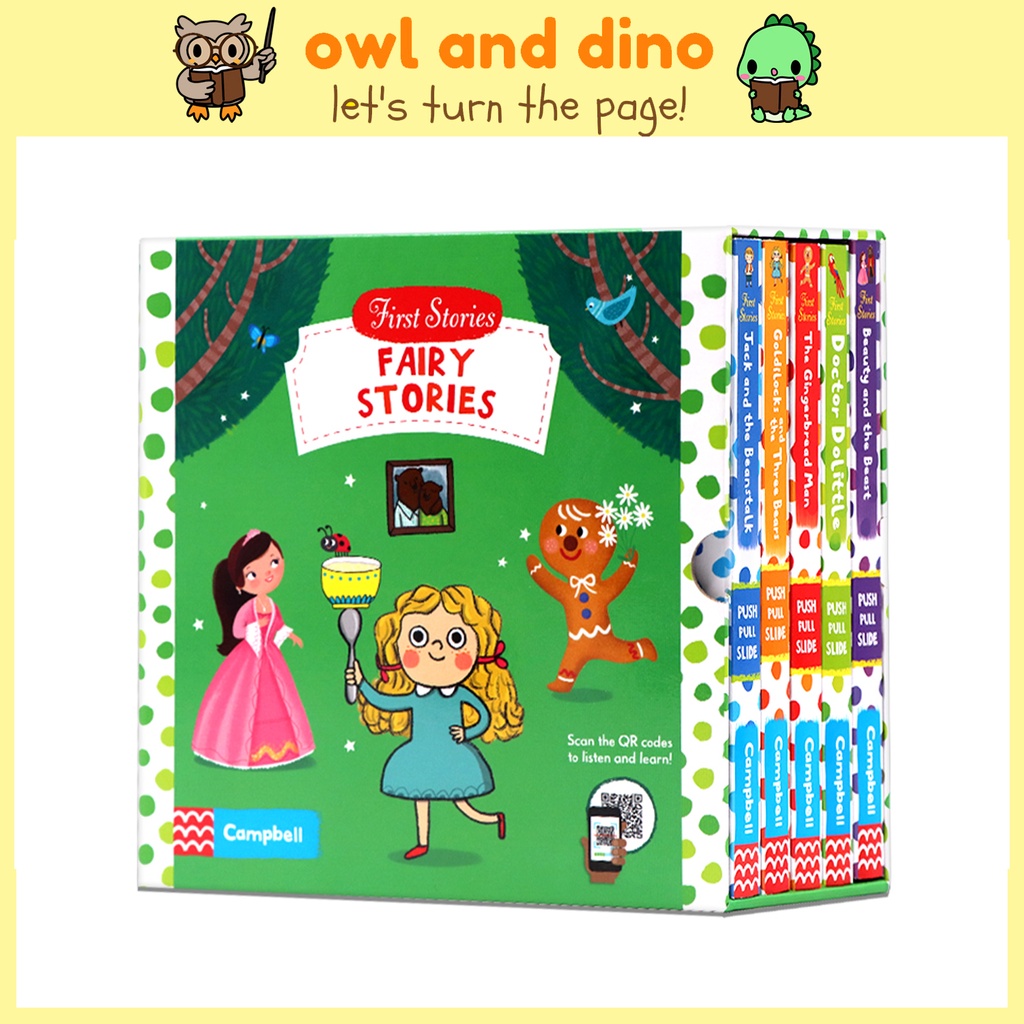 Fairy Stories Boxed Set(5pc First Stories Interactive Boardbooks ...