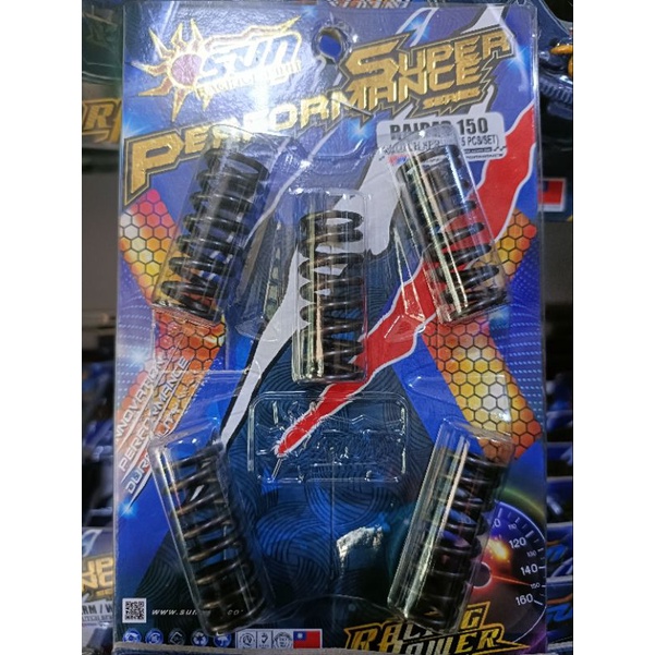 SUN RACING CLUTCH SPRING 5PCS FOR RAIDER 150 FI / CARB TYPE | Shopee ...