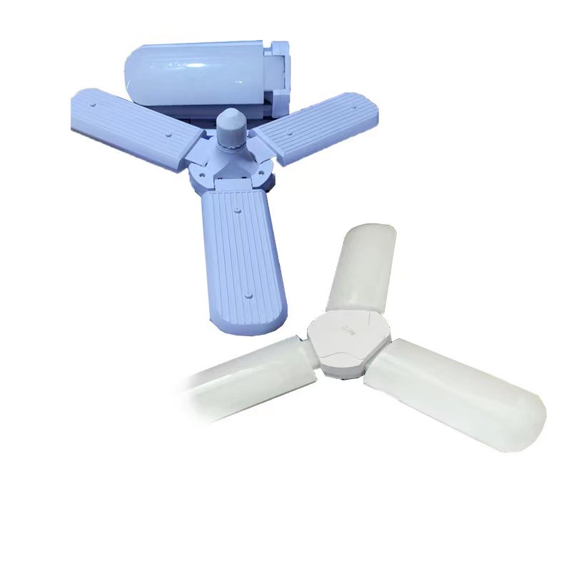 45W LED Bulb Foldable Fan Blade LED light | Shopee Philippines