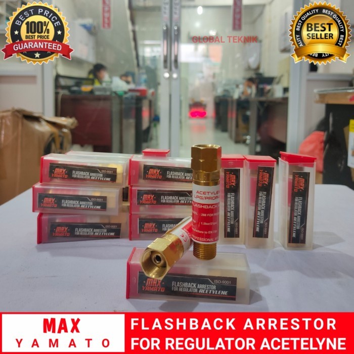 Flashback RESTOR FOR REGULATOR ACETYLENE LPG / PROPANE, MAX YAMATO ...