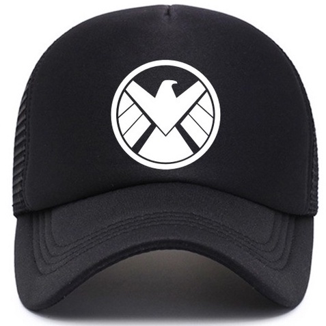 HIGH QUALITY SHIELD MARVEL Mesh Cap Net Cap Trucker Hat Baseball Cap ...