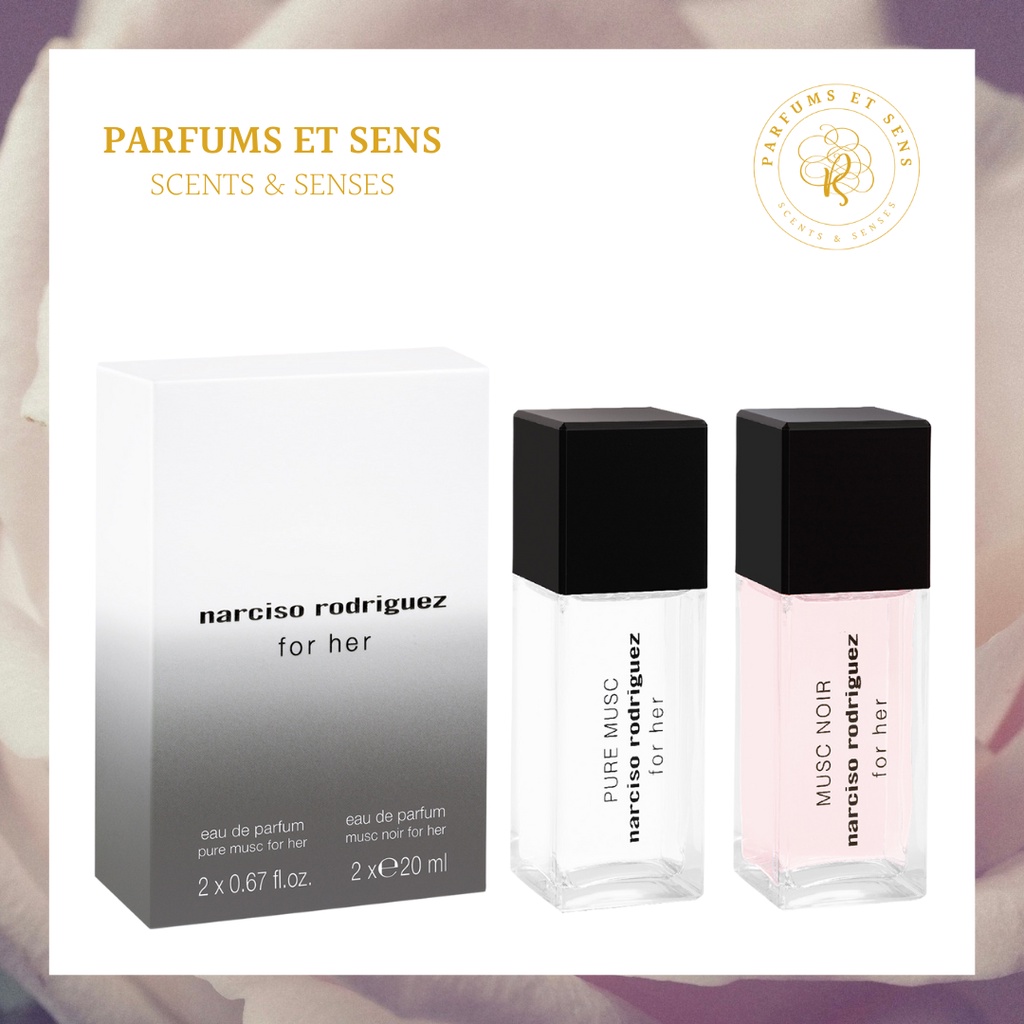 Narciso Rodriguez For Her Pure Musc EDP + Musc Noir EDP Layering Duo (2 ...