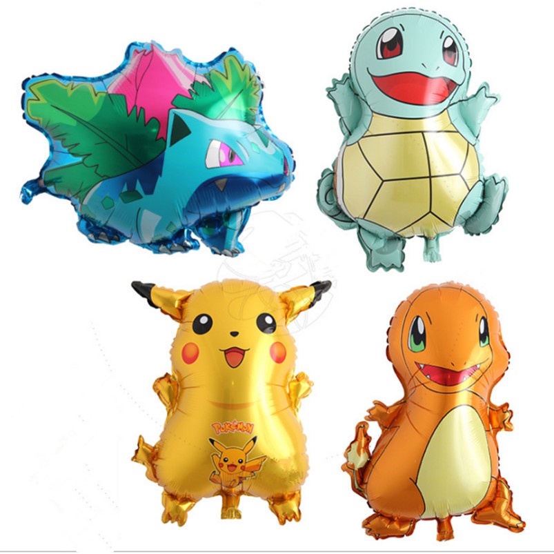 Cartoon Pikachu Pokemon Go Helium Foil Balloons Inflatable party decor ...
