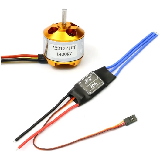 JMT A2212 1400kv Brushless Outrunner Motor 10t+ 30a Speed Controller ...