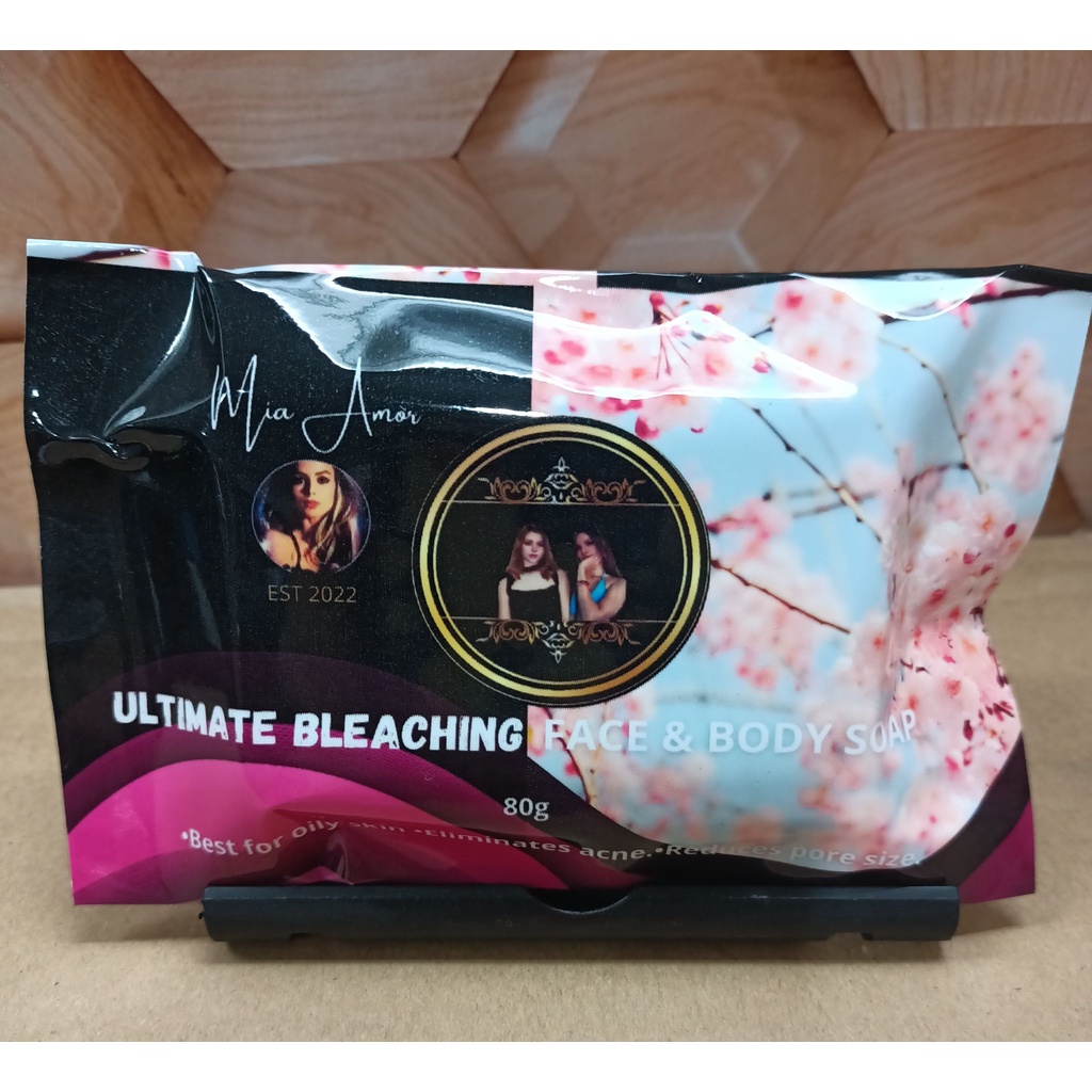MIA AMOR ULTIMATE BLEACHING FACE AND BODY SOAP 80g | Shopee Philippines