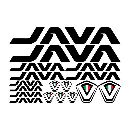 Cutting STICKERJava Bicycle STICKER Pack - Bicycle Decal HIGH QUALITY ...