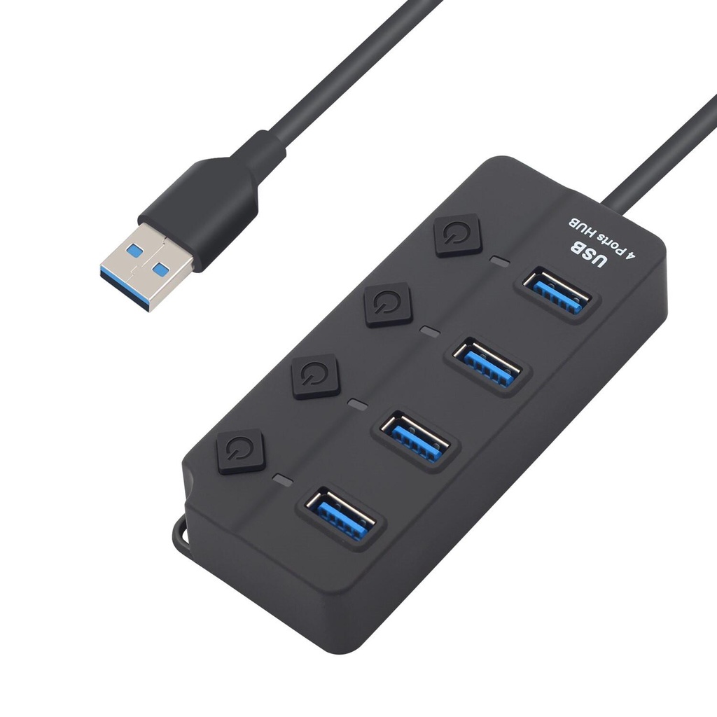 USB 3.0 Hub Ultra-thin USB splitter 4 port usb extension with ...